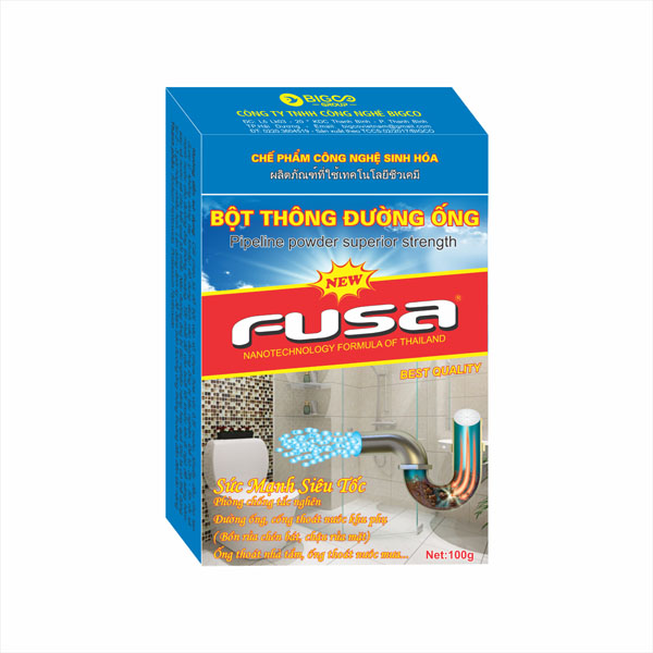 Bột thông đường ống Fusa 100g Hộp - Bigcogroup